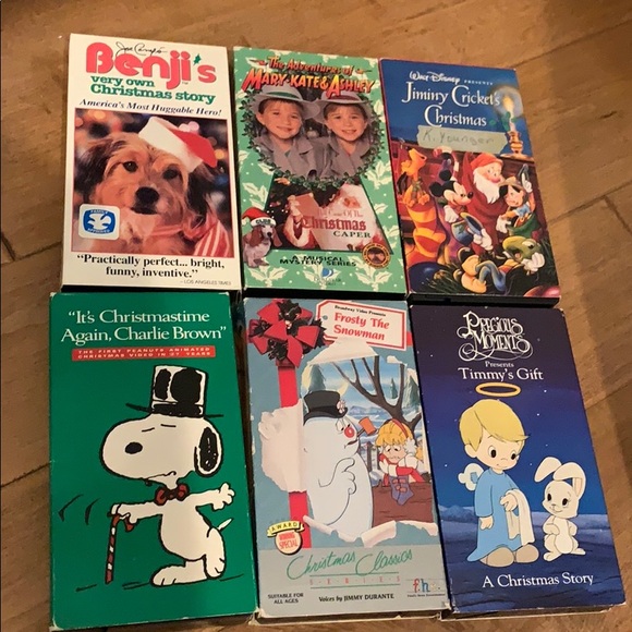 Other | Christmas Vhs Tapes 6 | Poshmark